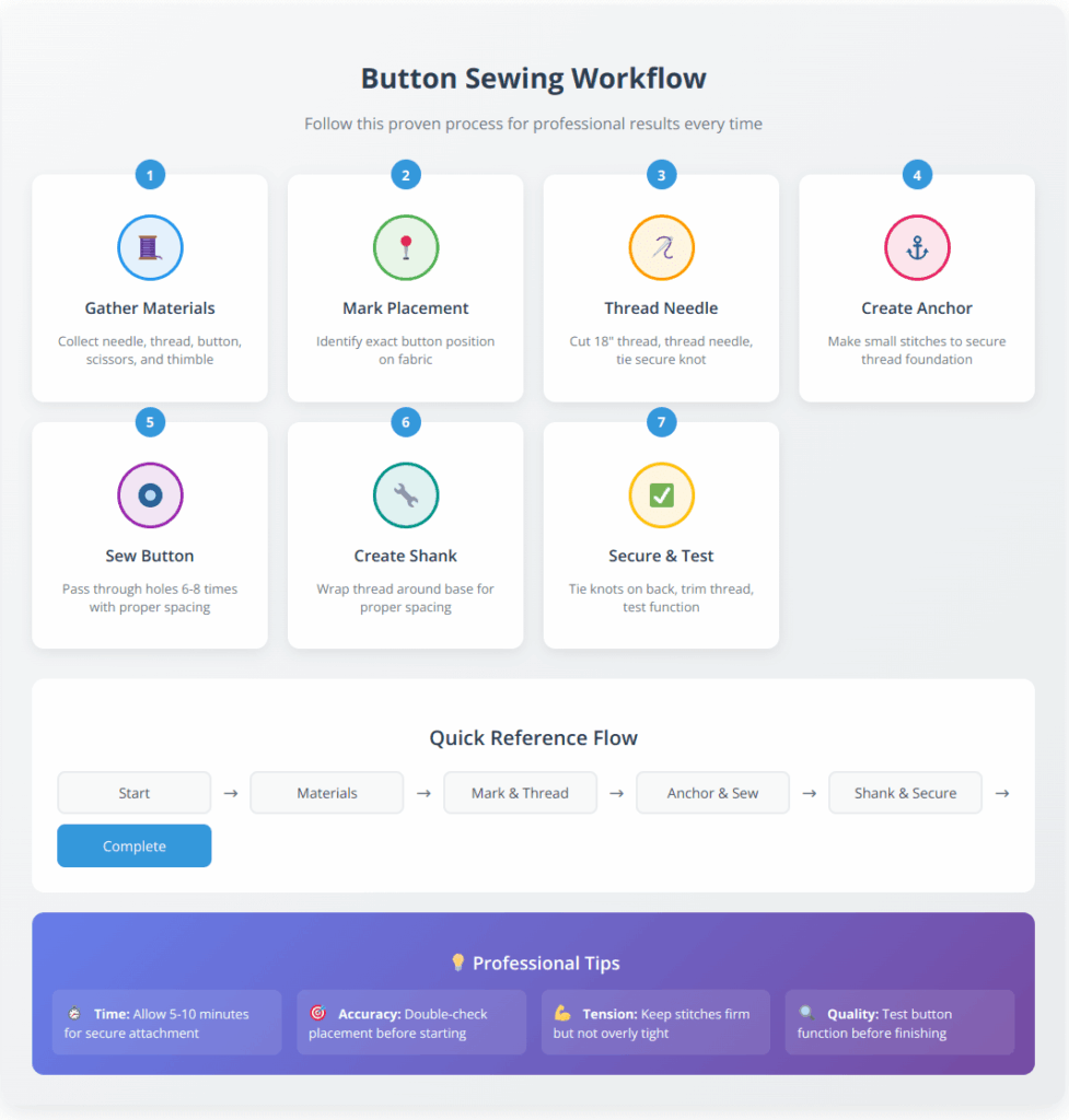 How To Sew A Button: The Complete Guide For Perfect Results Every Time ...
